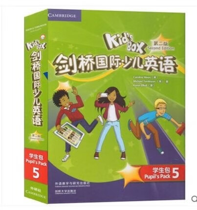 现货 Kid\\x27s Box剑桥国际少儿英语第二版学生包5 KB5级学生包第2版 点读版 含序列号 9787513575058 少儿英语教材5级 外研社 外语教学与研究出版社