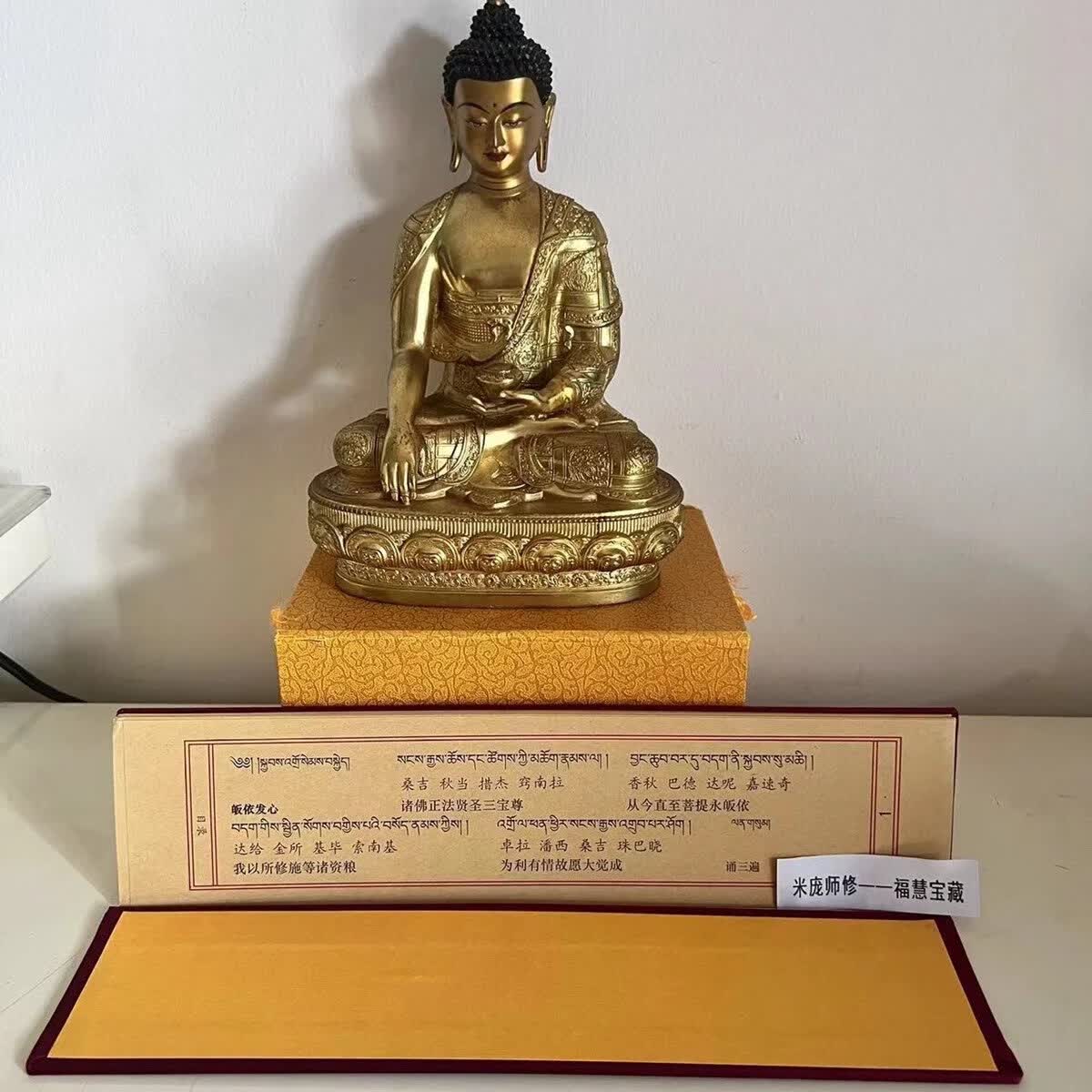 遍智米庞嘉措师修 福慧宝藏