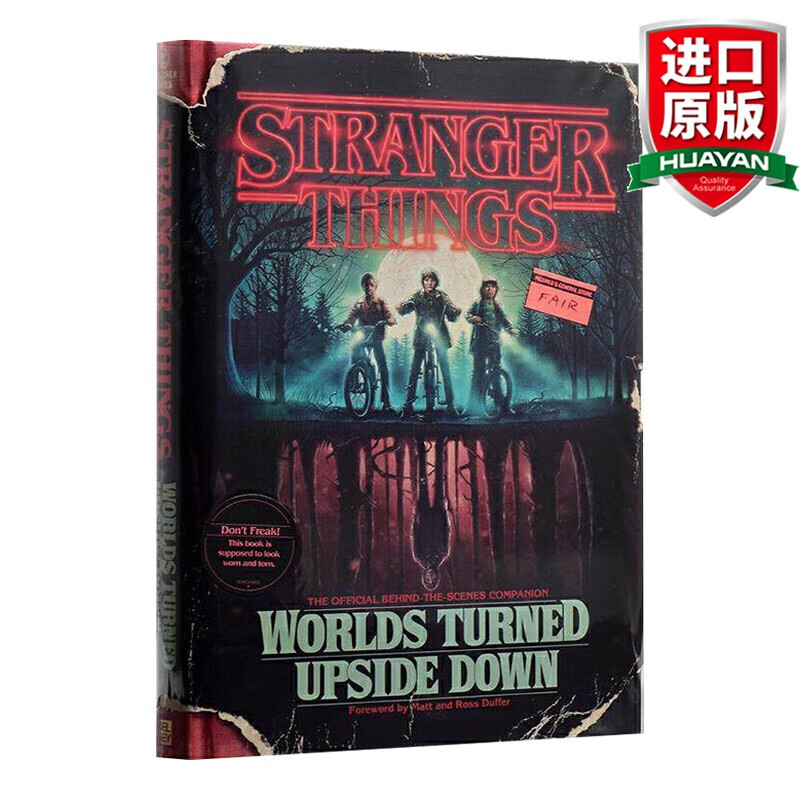 英文原版 怪奇物语 Stranger Things Worlds Turned Upside Down 官方幕后指南 设定集 Netflix美剧 精装艺术画册