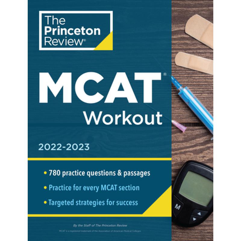 预售英文原版 MCAT WORKOUT 2022-2023 MCAT训练计划2022-2023 MCAT练习快乐学习书籍