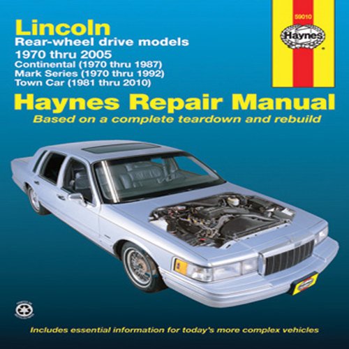 Lincoln Rear-Wheel Drive Models