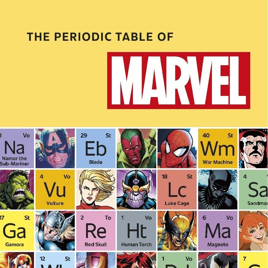 DK_2021】The Periodic Table of Marvel,