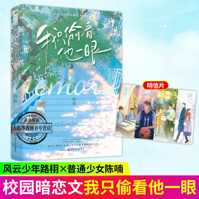 我只偷看他一眼 枝玖 青春校园暗恋文be言情小说 蝉联的风云少年X 默默暗恋的普通少女 青春文学暗恋言情小说s