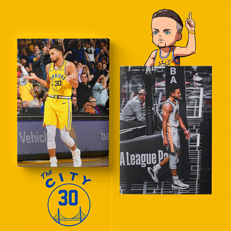 【库蜜】篮球迷斯蒂芬库里NBA周边厚笔记本子大记事本学生文具记事本A5 klb07 96张192页