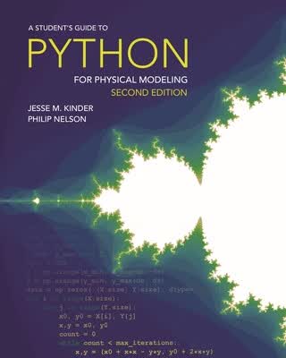 现货 A Student’s Guide to Python for Physical Modeling Python物理建模学生指南:第二版