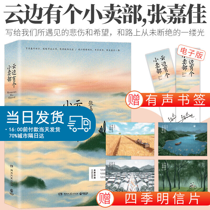 云边有个小卖部张嘉佳写给离开我们的人 写给陪伴我们的人 写给每个人心中的山和海 含手绘插画