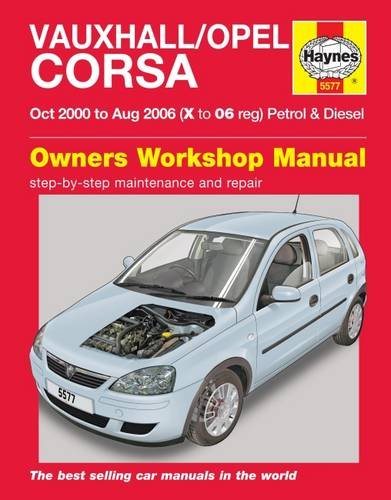 Vauxhall/Opel Corsa Petrol & Diesel (Oct 00 - Aug 06) Haynes Repair Manual