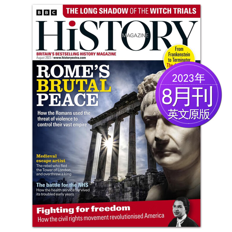 【单期现货/外刊订阅】BBC History  BBC历史2023年12期订阅 英国原版历史国外刊杂志 英语英文期刊 【单期现货】2023年8月刊