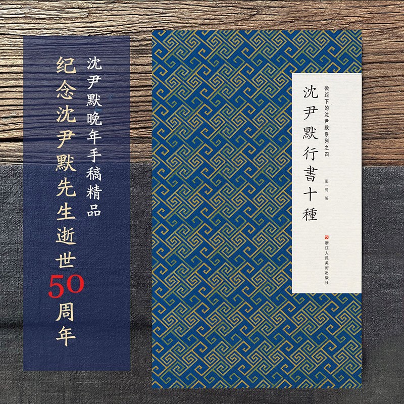 沈尹默行书十种微距下的沈尹默系列之四 临董其昌论书二则/李白江上吟 毛笔书法入门技法教程 初学者浙江人民美术出版社图书籍
