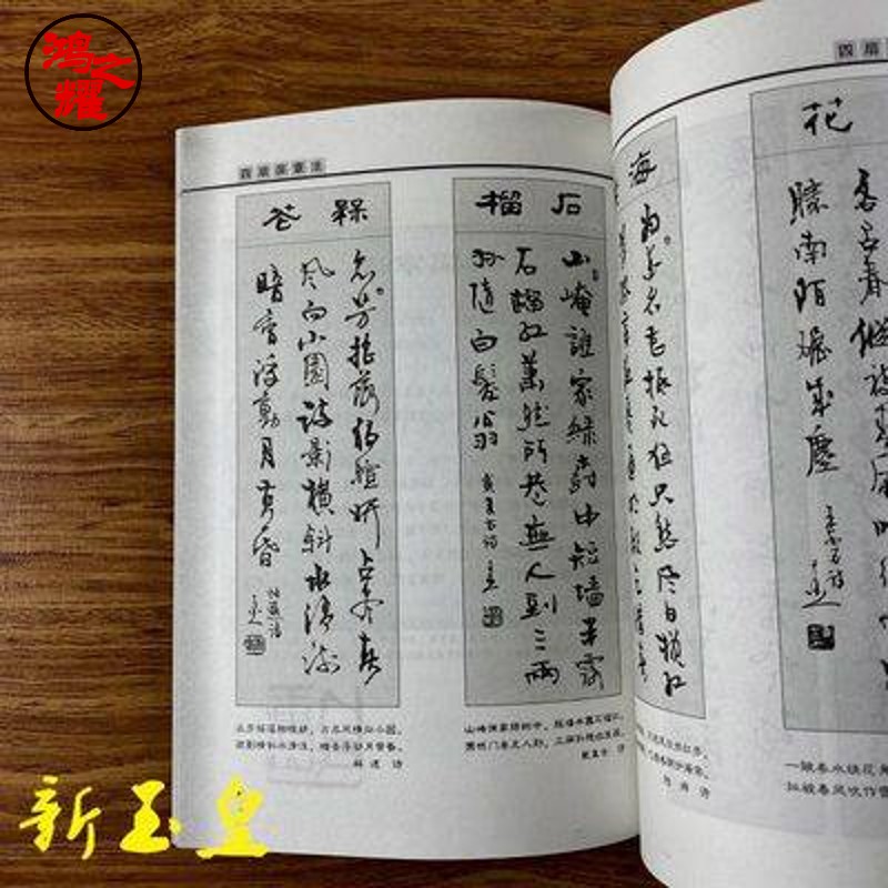 行草章法修订版毛笔字帖杨再春编著行书草书唐诗词句作品书法教程 行草章法修订版