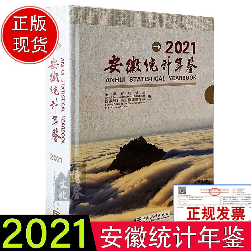 2021安徽统计年鉴（附电子光盘）