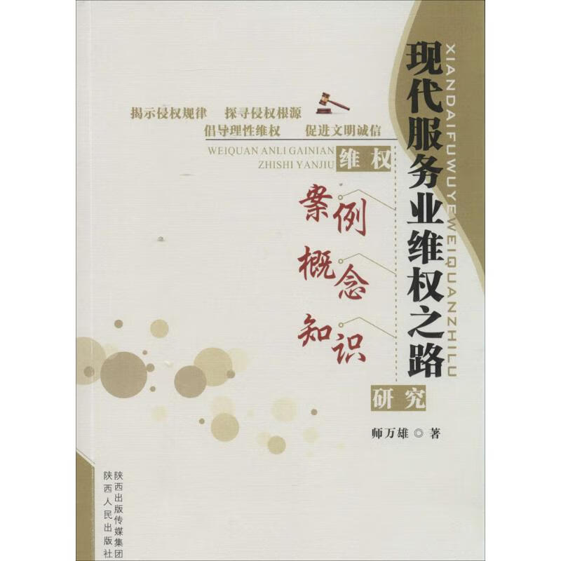 现代服务业维权之路 师万雄 书籍