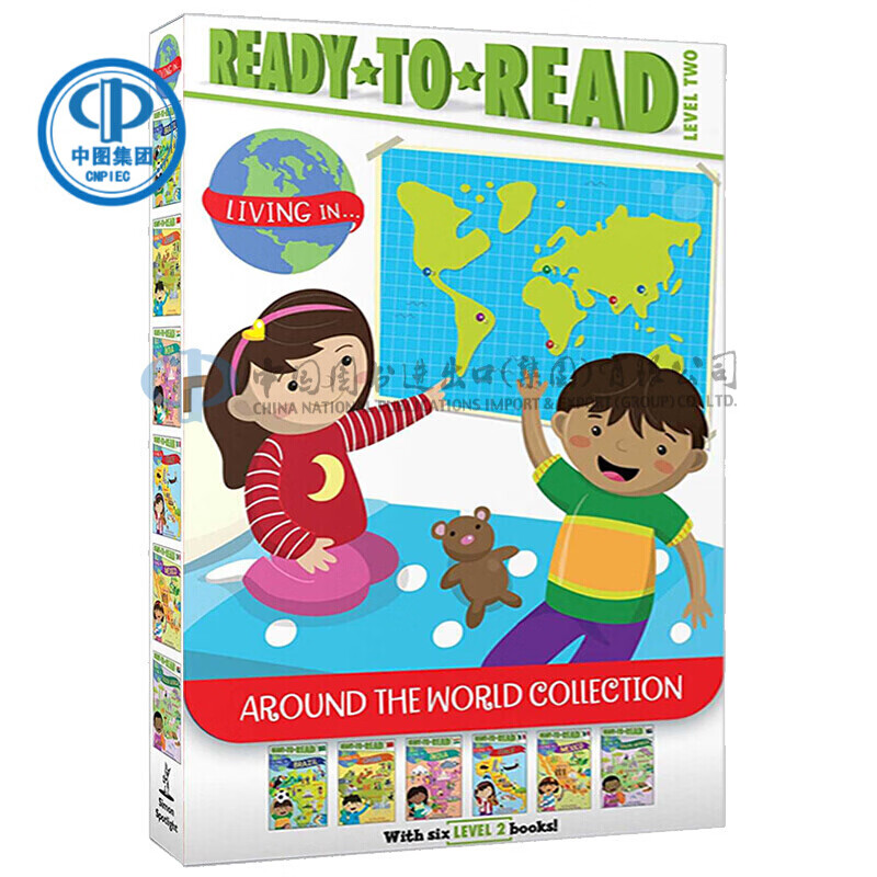 预售 英文原版 准备阅读系列2阶 走遍世界6册 Ready To Read Around the World Level 2 六大国家地理知识英语科普 儿童英文版进口图书