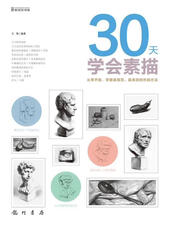 30天学会素描 王爽【书】