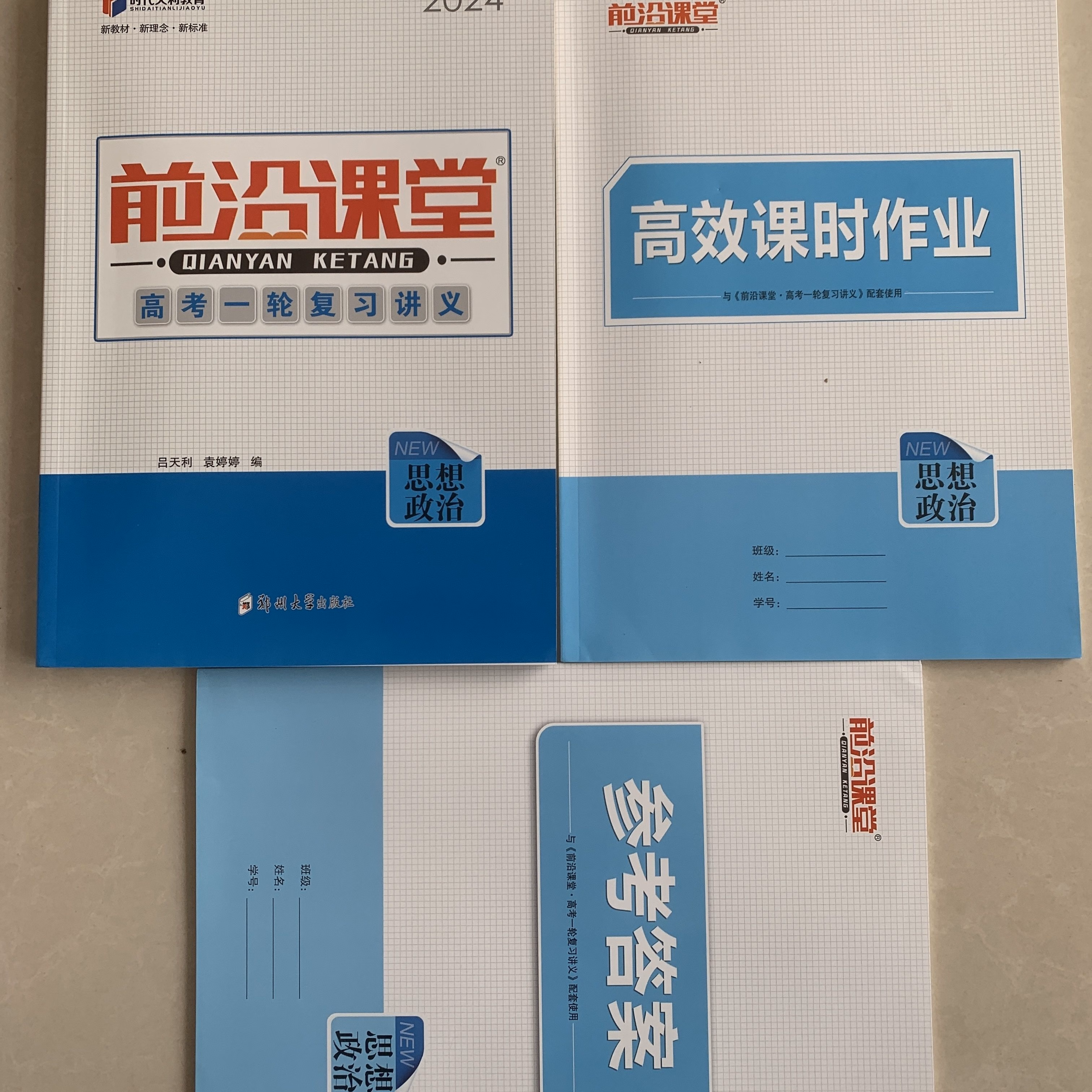 2024前沿课堂轮复习 政治