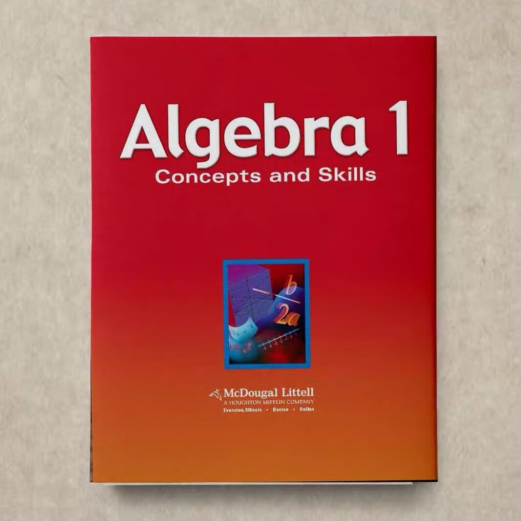 全彩现货/美国中学数学教材 McDougal Littell Algebra 1