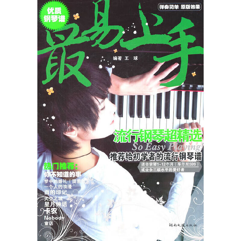最易上手流行钢琴超精选 王球9787540447014