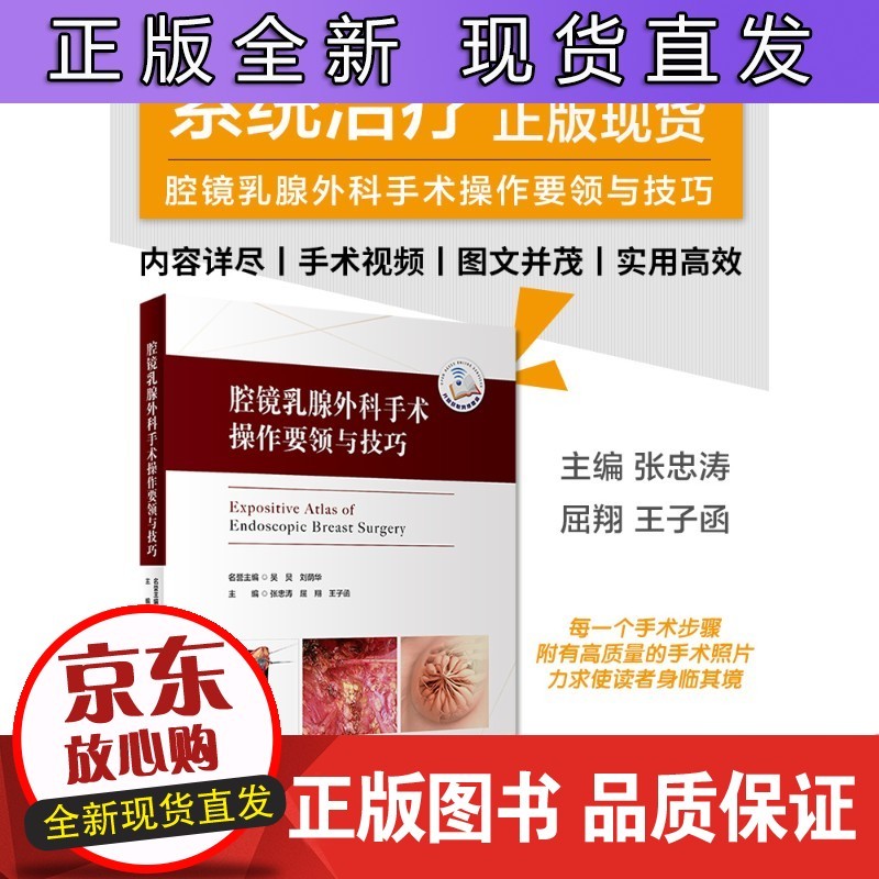 腔镜乳腺外科手术操作要领与技巧外科学整形美容书籍腹腔镜手术学普通外科手术学整形外科书籍