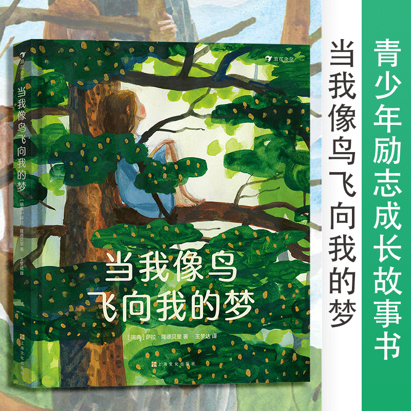 当我像鸟飞向我的梦(精) 8-12岁青少年成长励志文学绘本 瑞典文学奖作品 童书 绘本 瑞典艺术家贝尔塔·汉森的童年经历为原型 后浪