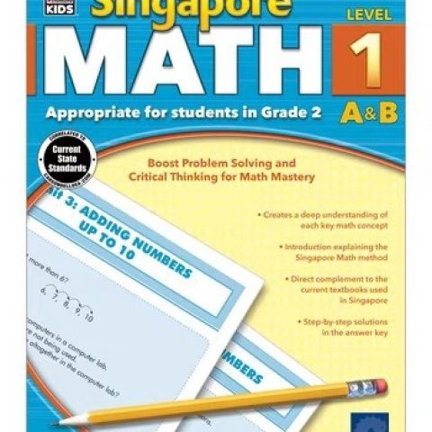 Thinking kids新加坡数学Singapore Math1-5年级练习册 G2（A4彩印）