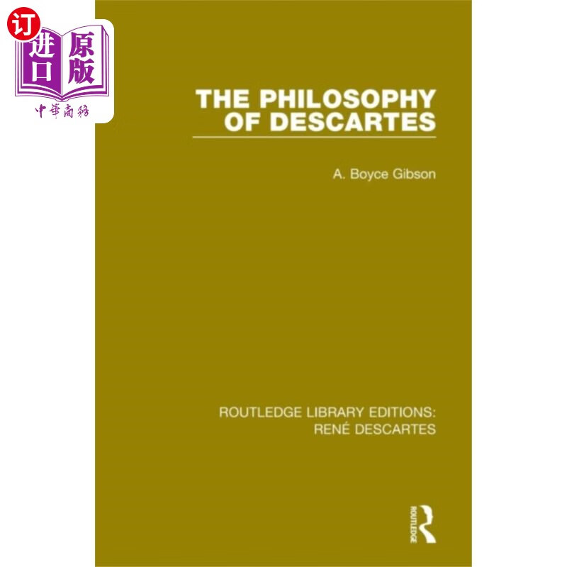 海外直订Philosophy of Descartes 笛卡尔的哲学
