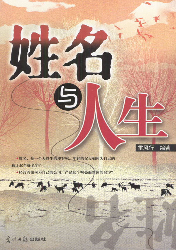 姓名与人生 雷风行 编著【书】