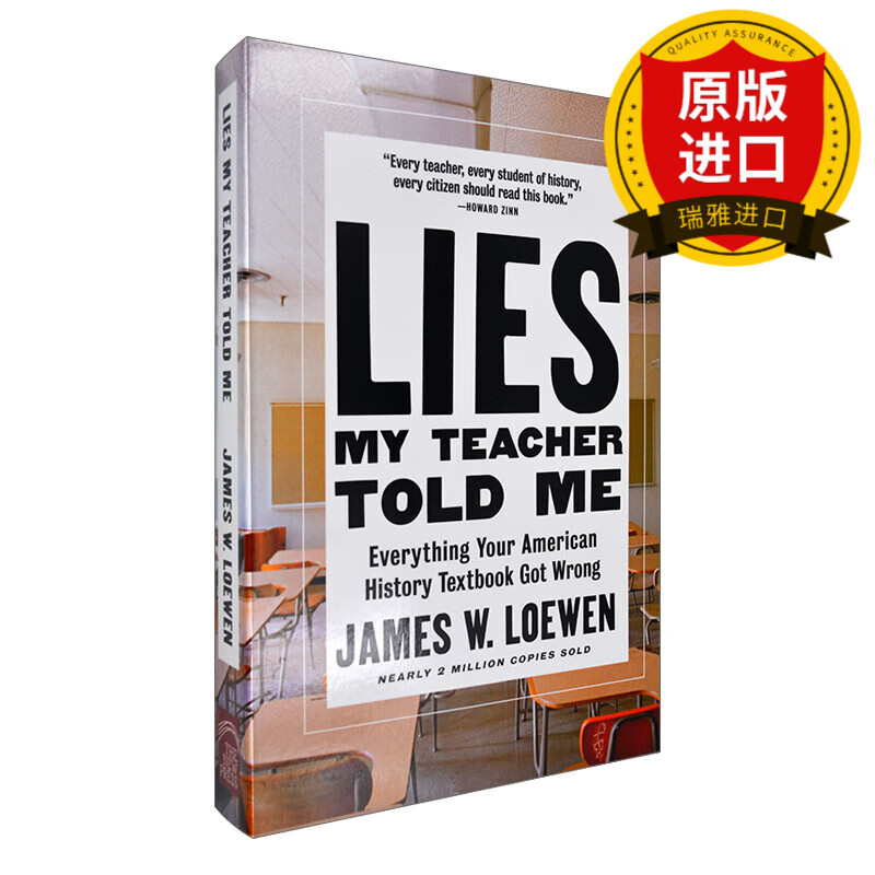 英文原版 Lies My Teacher Told Me 老师的谎言 美国历史教科书中错误 James W. Loewen詹姆斯·洛温 英文版 进口英语原版书籍