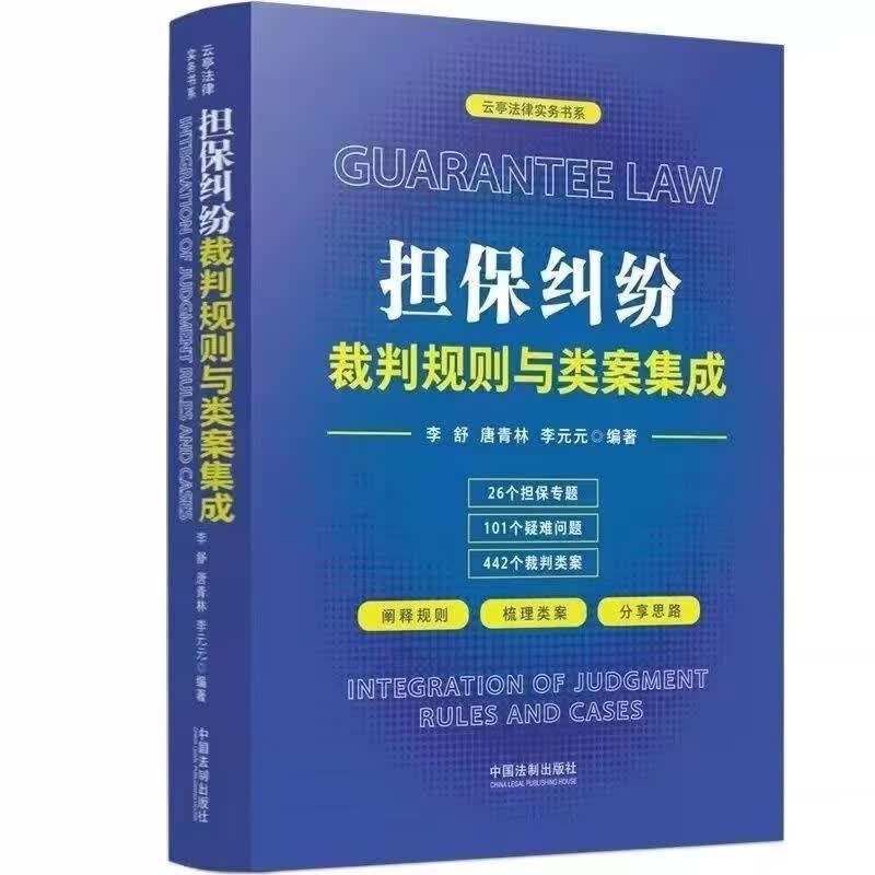 2022新 担保纠纷裁判规则与类案集成 李舒 唐青林 李元元