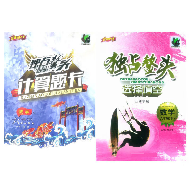 独占鳌头选择填空初中数学六年级下册哈尔滨初中名校专练内部资料 版 六下选填+计算题卡