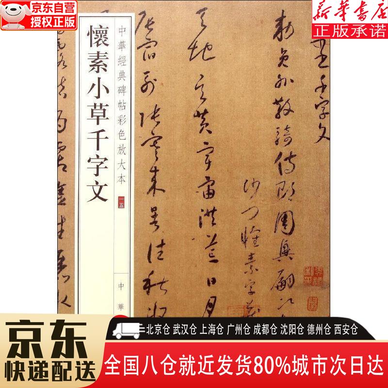 【全新】中华经典碑帖彩色放大本：怀素小草千字文