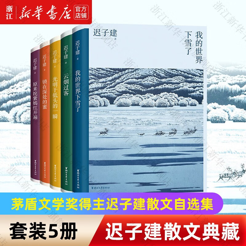 迟子建散文典藏(共5册) 茅盾文学奖得主迟子建散文自选集