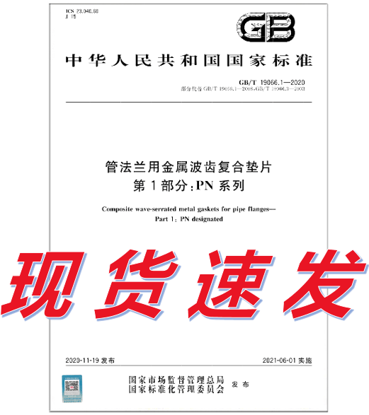 GB/T 19066.1-2020 管法兰用金属波齿复合垫片 第1部分：PN系列