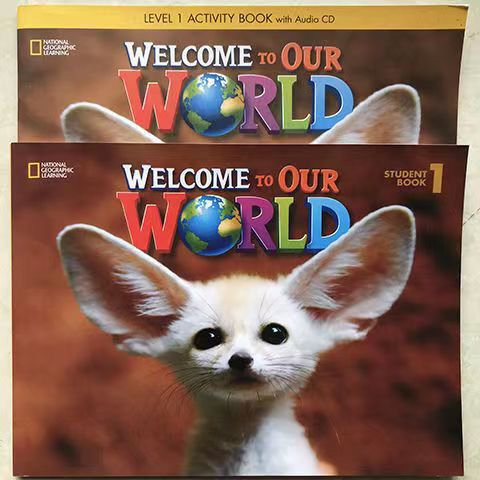 美国国家Welcome to our world123级课本练习册 一级课本+练习册