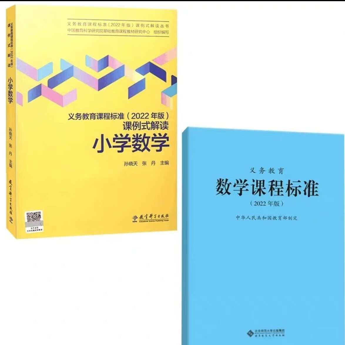 2本【现货速发】义务教育课程标准2022年版课例式解 小学数学