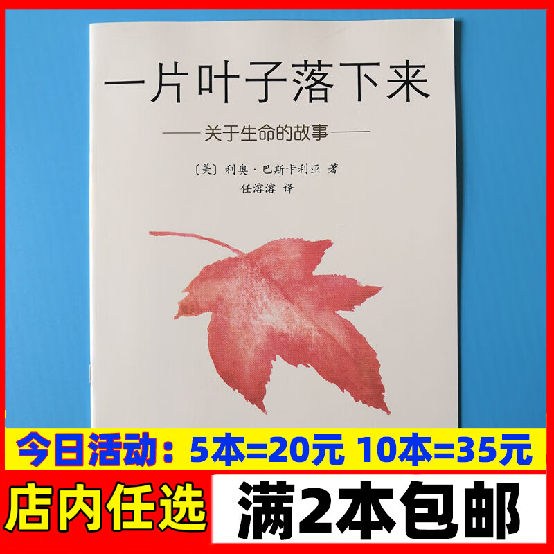 一片叶子落下来绘本平装注音版幼儿园阅读02岁-3-6岁故事书籍