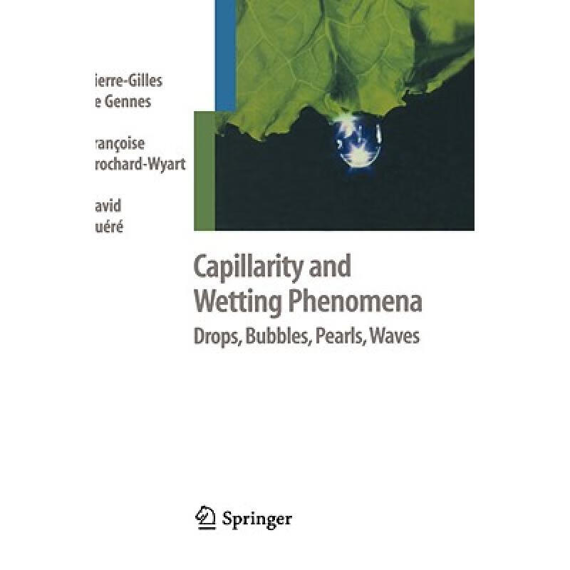 Capillarity and Wetting Phenomena : Drops, B...