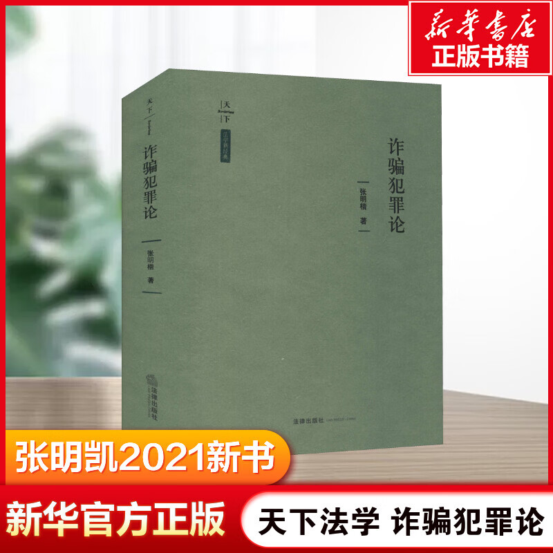 2021新书 天下 诈骗犯罪论 法学新经典 张明楷 金融诈骗罪 共同犯