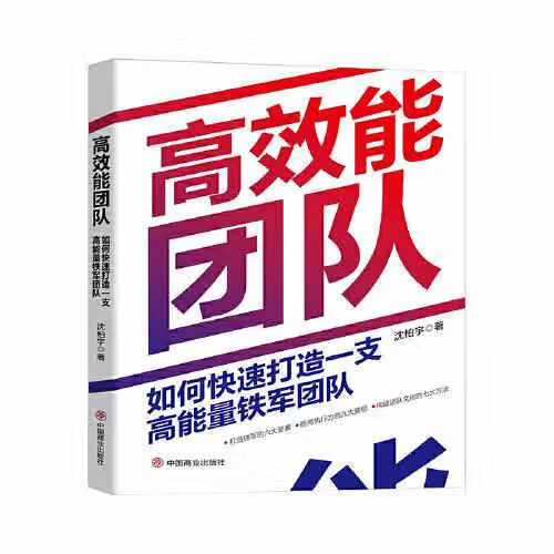 高效能团队：如何快速打造一支高能量铁军团队 沈柏宇 中国商业出版社 9787520817042