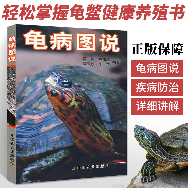 龟病图说李艺养龟书籍大全宠物乌龟高效养殖技术书龟肠胃炎的书龟病防治大全乌龟龟类图鉴养好宠物龟蛋