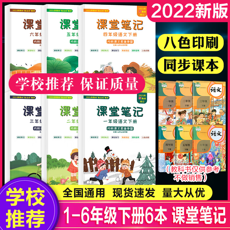 2023最新部编人教版课堂笔记小学一二三四五六年级上下册语文数学英语 数学下册 需要联系客服备注年级