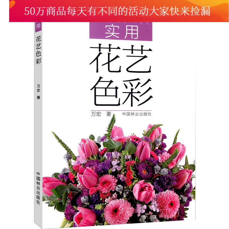 实用花艺色彩 插花教程 书籍 家居 家庭园艺