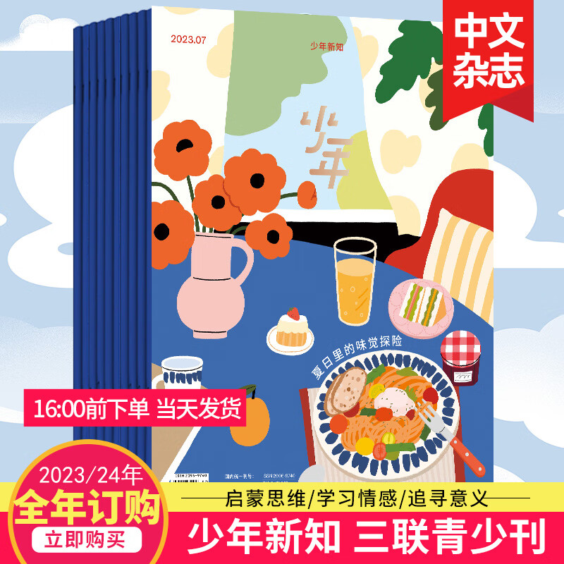 【单期打包订购】三联生活周刊少年刊 少年新知2023年1-12月新刊人文思维启蒙训练书青少年课外阅读 【全年12期订阅】默认从2023年8月起订