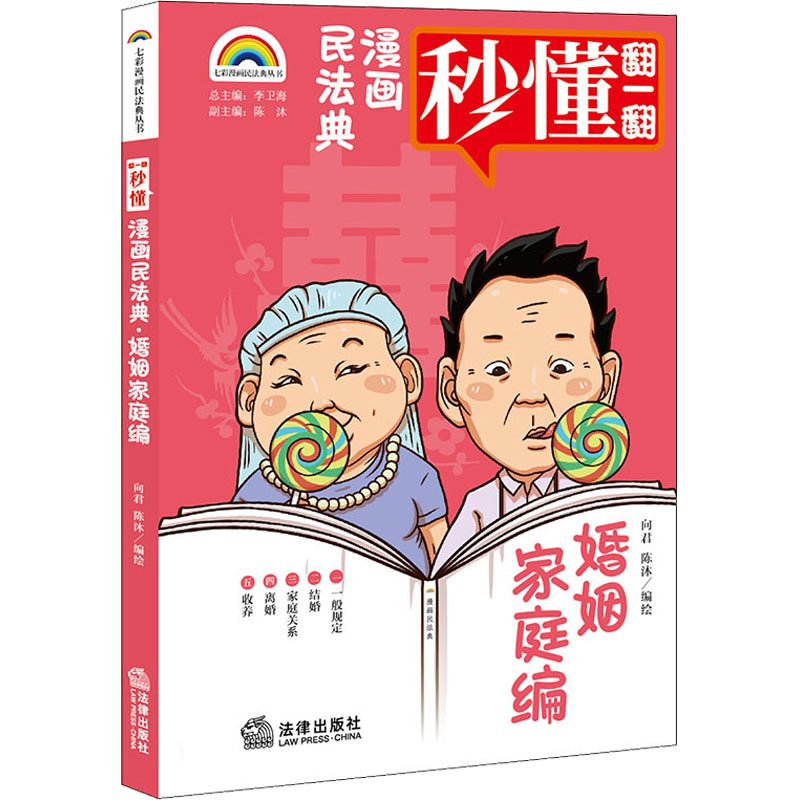 漫画民法典 婚姻家庭编 向君,陈沐 书籍