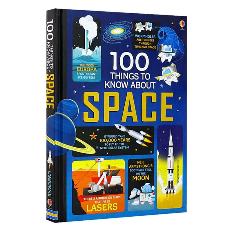 英文原版 100 things to know about Space 100 things to know about Space Usborne大发现系列 精装 青少年科普百科知识 Space
