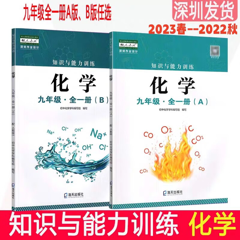 深圳化学知识与能力训练A版/B版 正常AB 一套才能用 A本