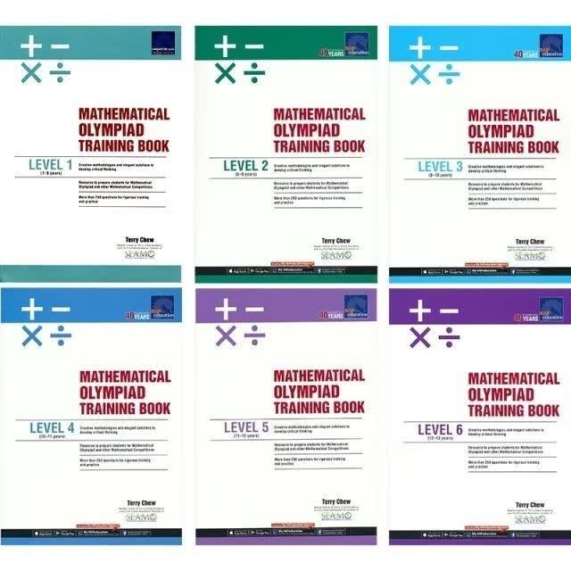 SAP Mathematical Olympiad Training Book Level 1-6阶奥林匹克 全套