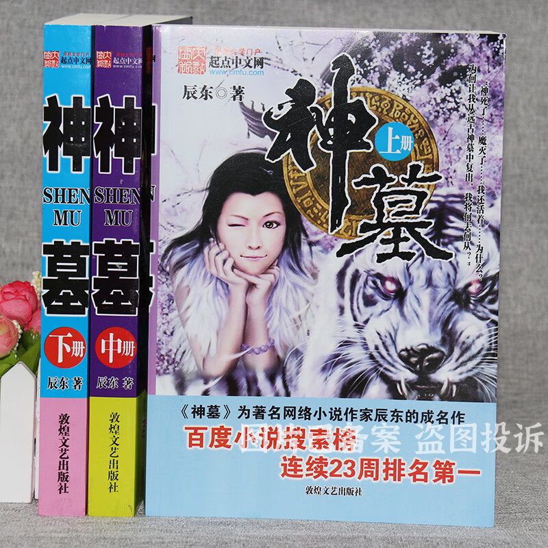 神墓小说3册全集大厚本原著文字版全册足本合订本完整版完结版无删减大结局大本玄幻武侠畅销书籍辰东著网游