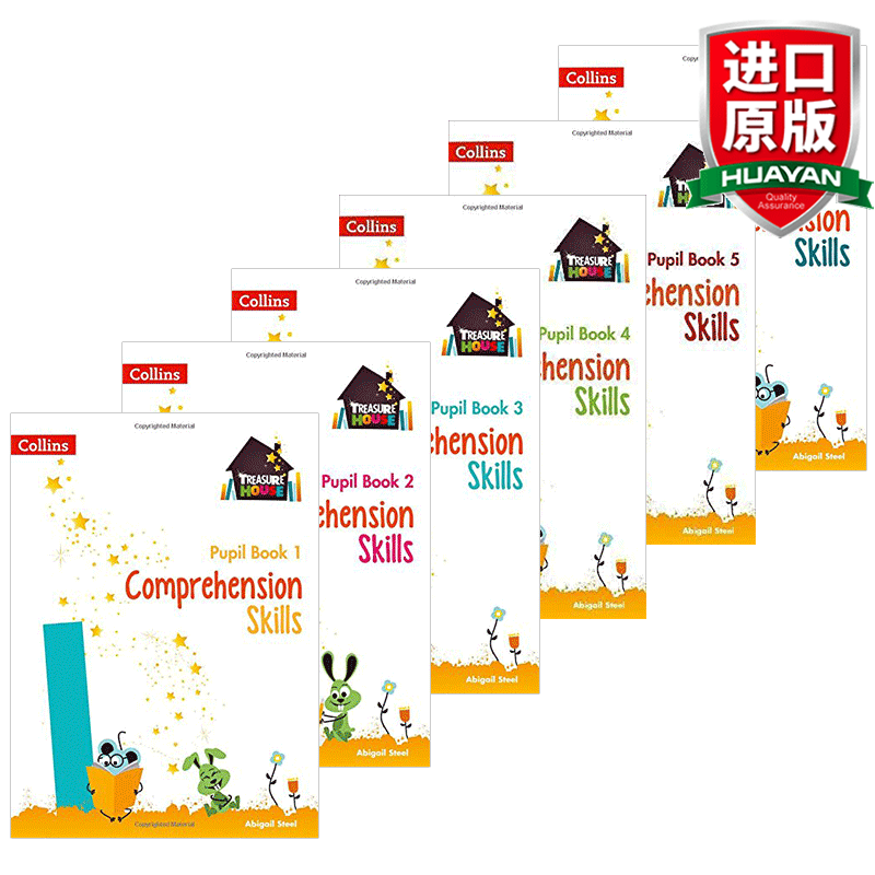 英文原版 Collins Comprehension Skills Pupil Book 1-6