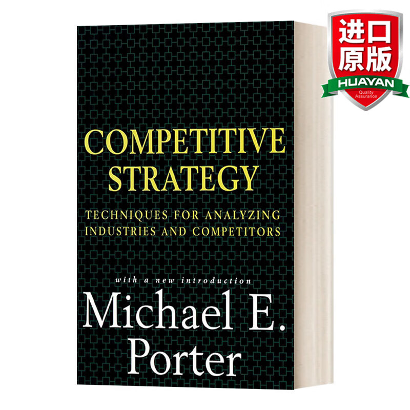 Competitive Strategy 英文原版 竞争战略 精装 迈克尔·波特 精装 英文版 进口英语原版书籍