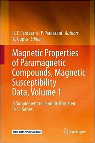 Magnetic Properties of Paramagnetic Compounds, M